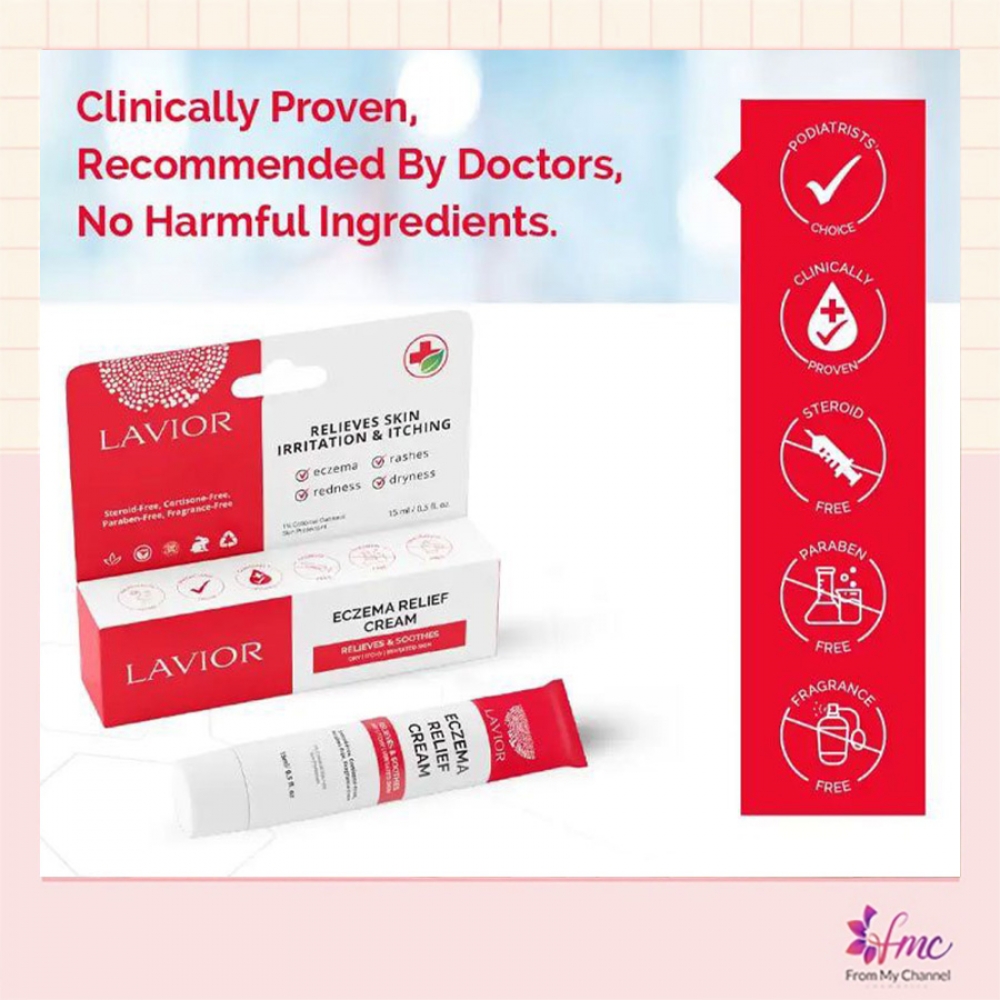 Kem cải thiện da khô, chàm bong tróc LAVIOR Eczema Relief Cream 15ml ...